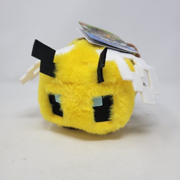 MOjang | Toys | Minecraft Movie Bee Abeille Plush Toy Mojang 225 ...